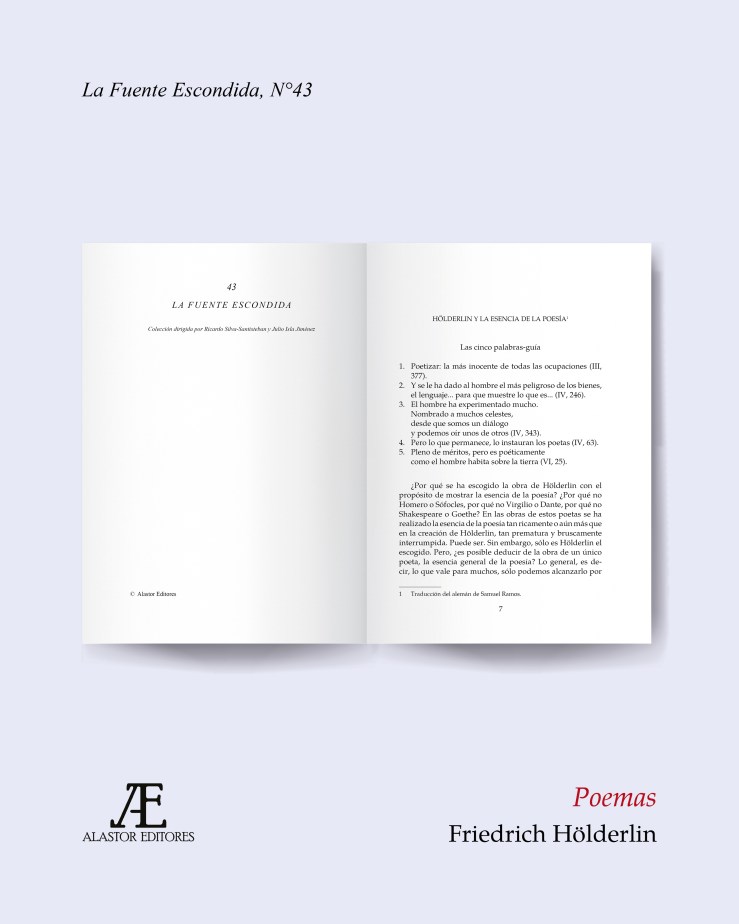 Poemas de Friedrich Hölderlin – Alastor Editores